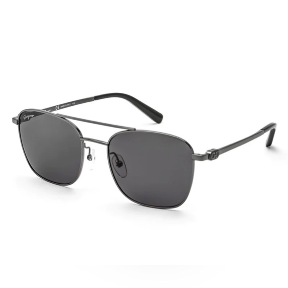 Salvatore Ferragamo | Accessories | Ferragamo Gunmetal Aviator ...